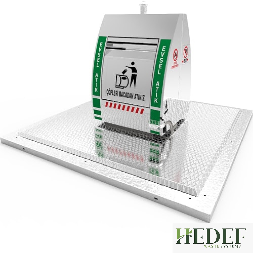 5000 liter underground garbage container