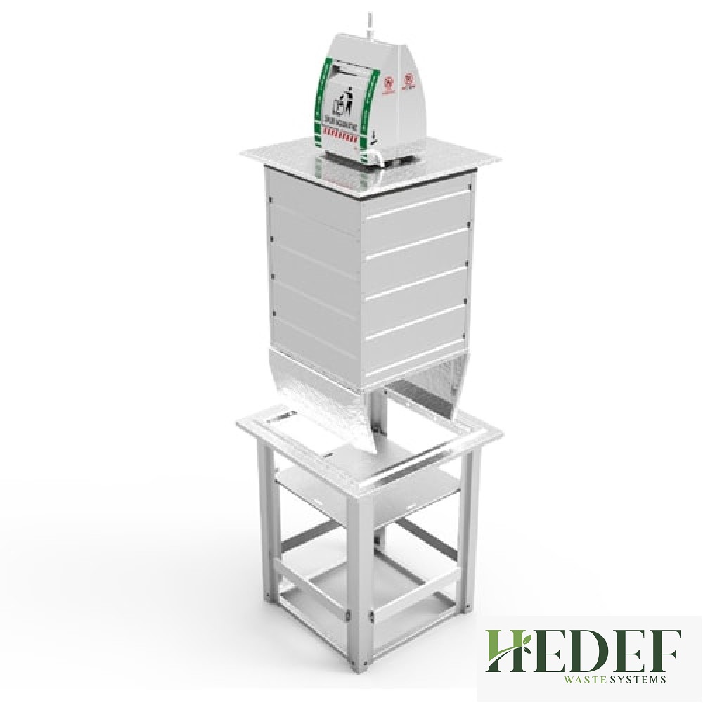3500 liter underground waste container