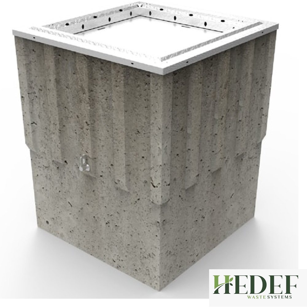 5000 liter underground garbage container